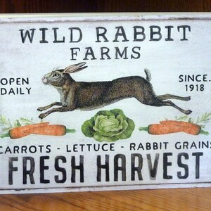 Wood Signs, Rabbit Wall Art - Etsy