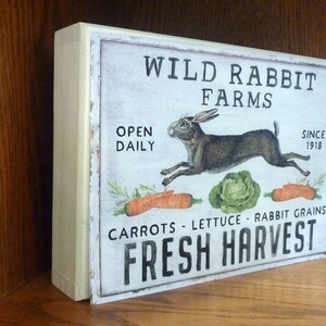 Wood Signs, Rabbit Wall Art - Etsy
