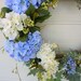 Hydrangea Wreath, Summer Wreath, Front Door Decor, Spring Wreath - Etsy