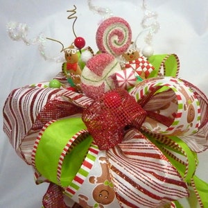 Gingerbread Man Tree Topper, Ribbon Tree Topper - Etsy