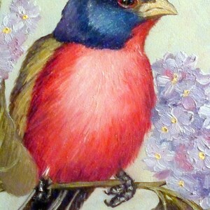 Spring Song Bird Painting, Original Oil Painting 11x14 - Etsy