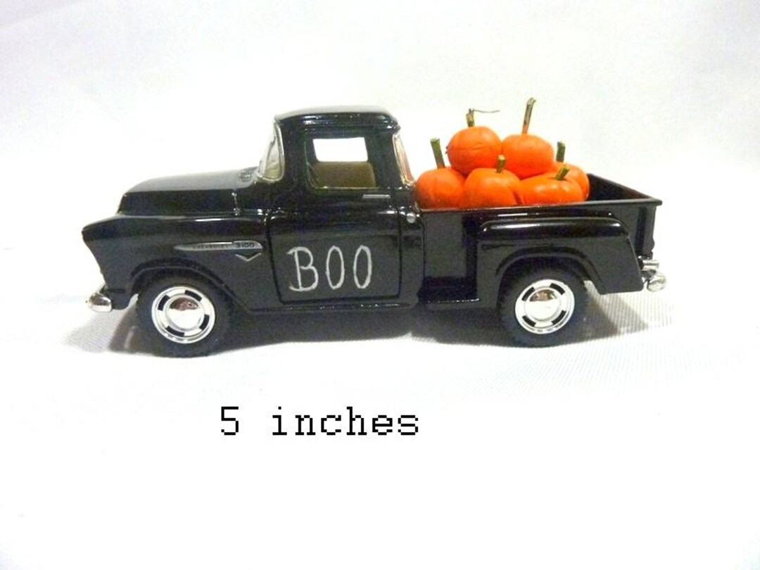 Halloween Diecast 1955 Chevy Truck With Pumpkins - Farmhouse Decor - Etsy