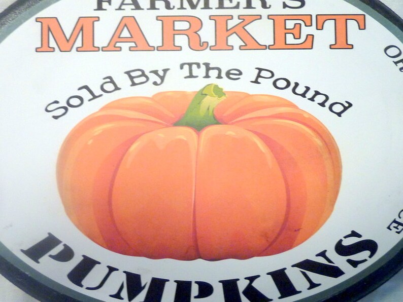 Pumpkin Sign Wood Plaques for Fall Thanksgiving | Etsy