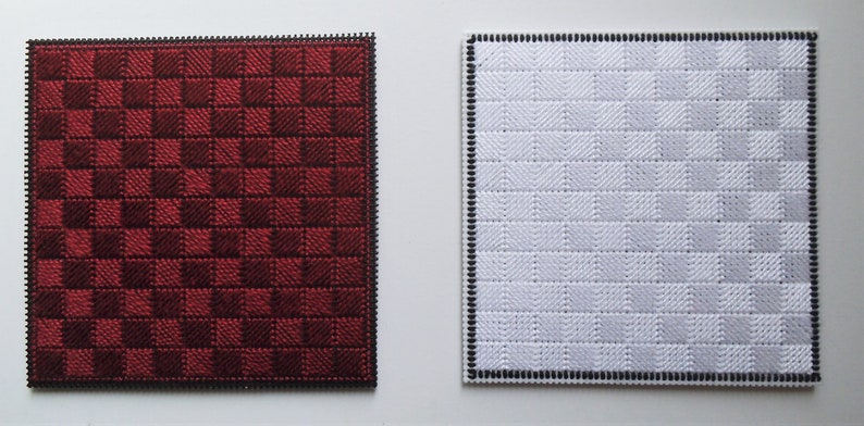 Floral Coaster Patterns Two Patterns Counted Cross Stitch | Etsy