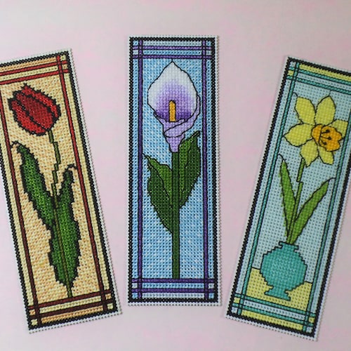 12 Bible Bookmark Cross Stitch Patterns Scripture PDF Instant | Etsy