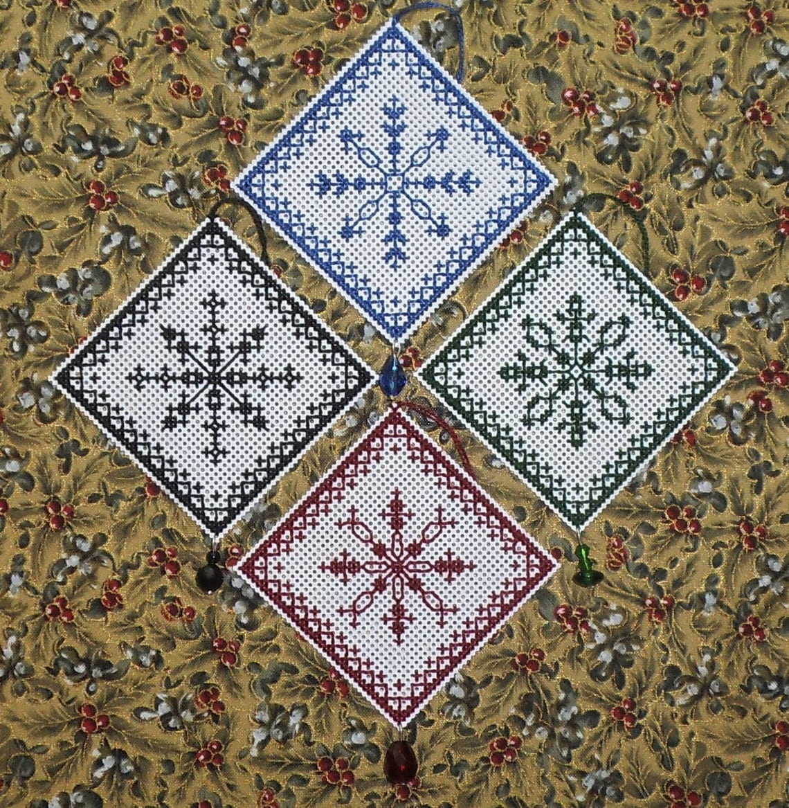 Snowflakes - Counted Cross Stitch Chart - PDF Instant Download - Etsy