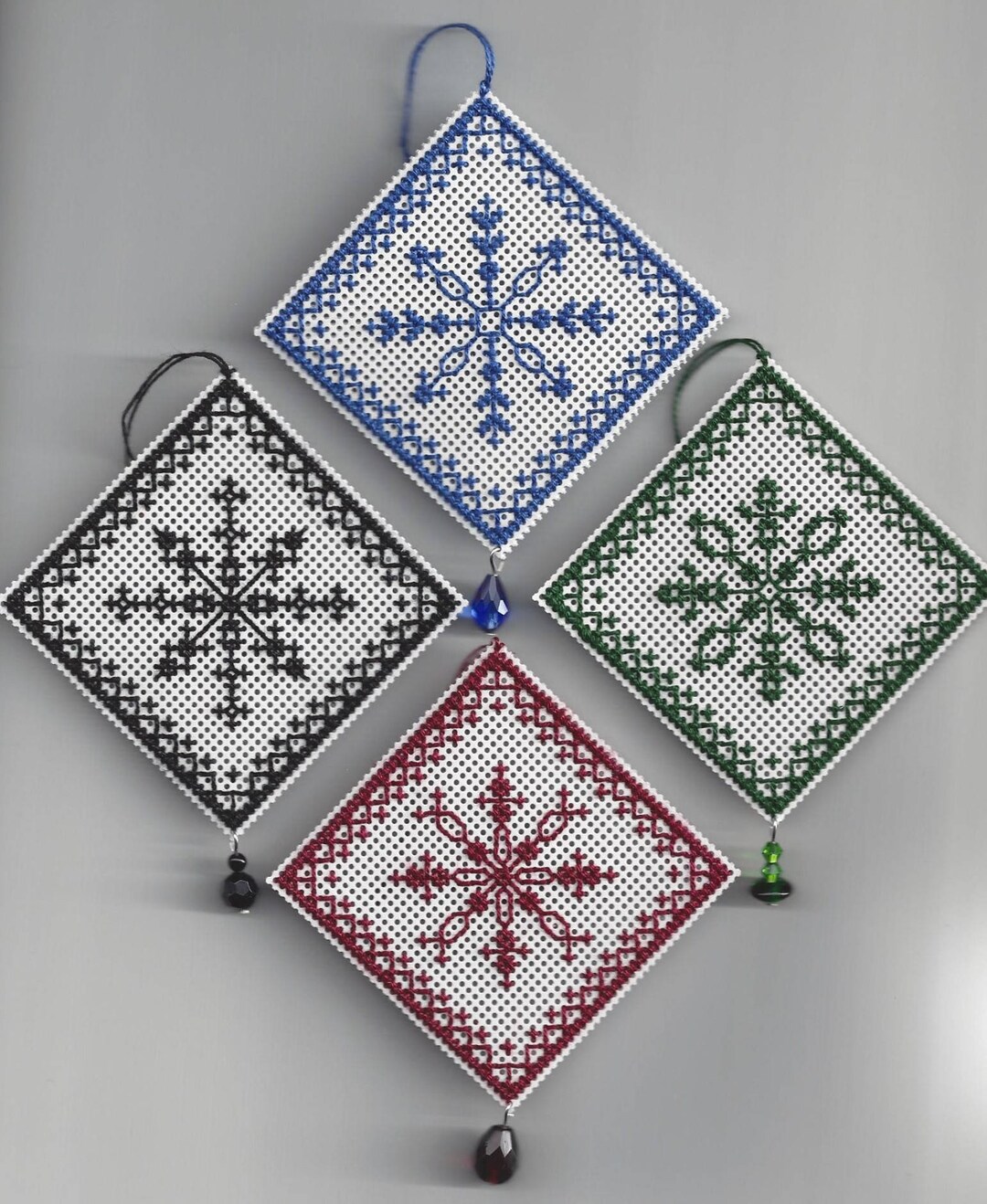 Snowflakes - Counted Cross Stitch Chart - PDF Instant Download - Etsy
