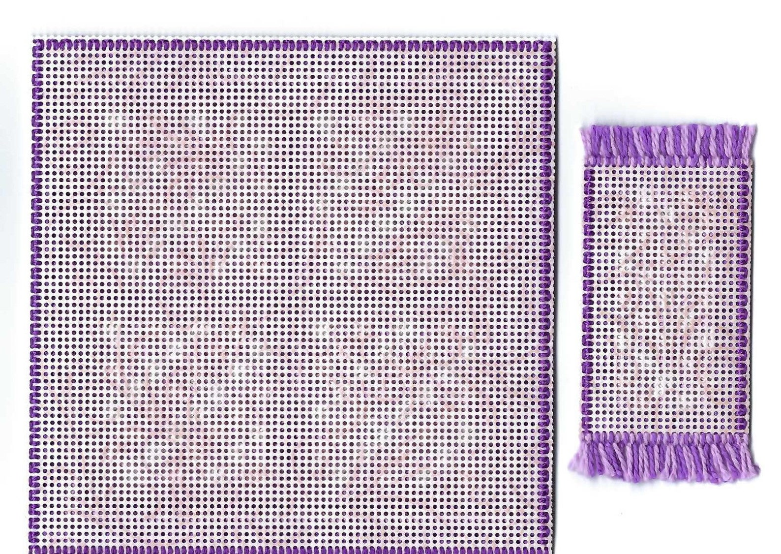 Doll House Rugs Patterns Two Patterns Counted Cross Stitch | Etsy