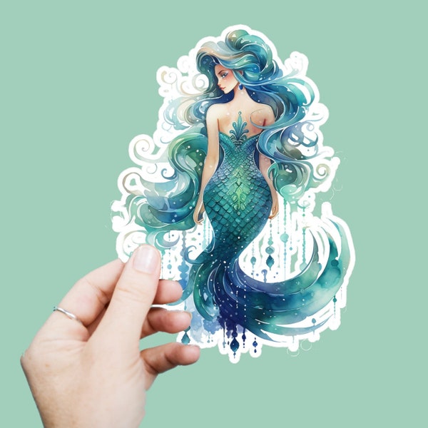 Mermaid Decal - Etsy