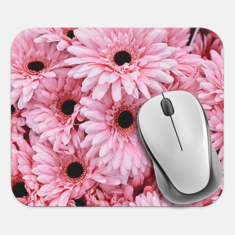 Floral Mouse Pad Flowers Mouse Pad Computer Accessories - Etsy