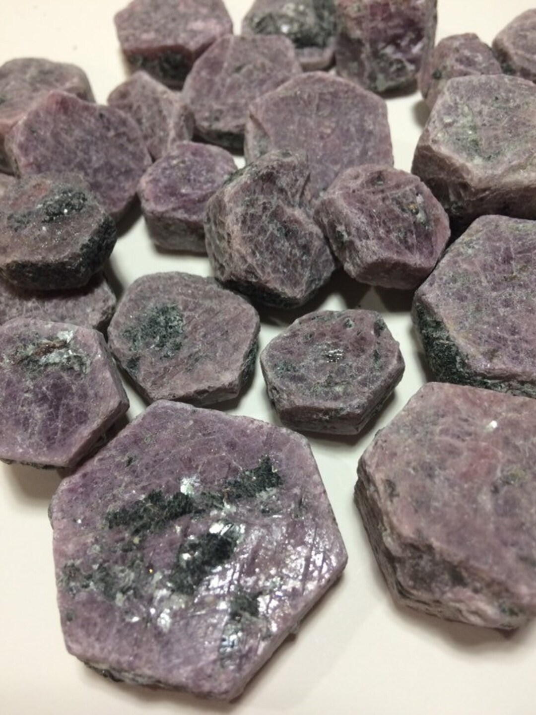 Bulk 1lb Raw Ruby Hexagonal Gemstones Bulk Wholesale Rough - Etsy