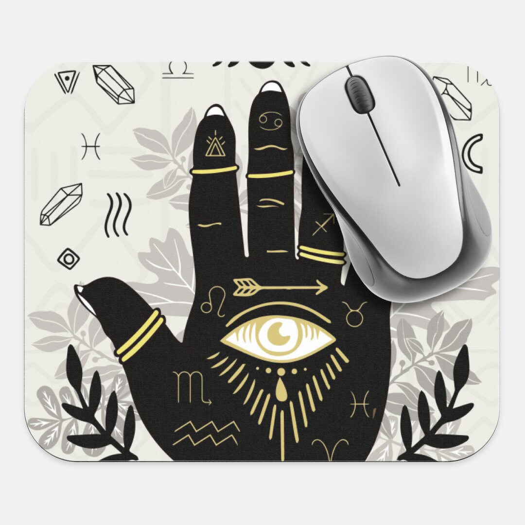 Witchy Occult Mouse Pad, Oracle Esoteric Mouse Pad, Computer Desk ...