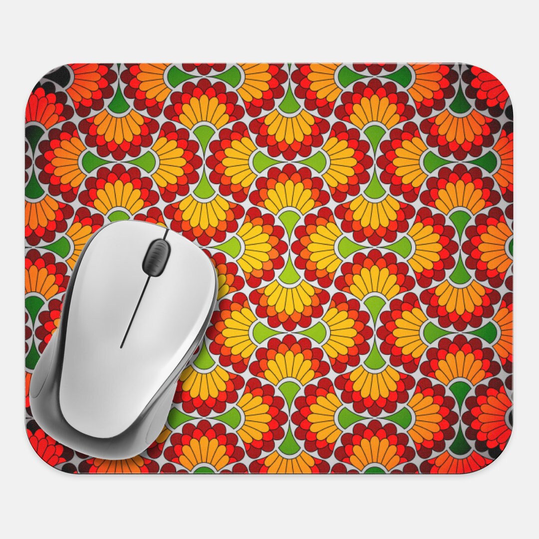 Batik Mouse Pad Boho Bohemian Mouse Pad Computer - Etsy