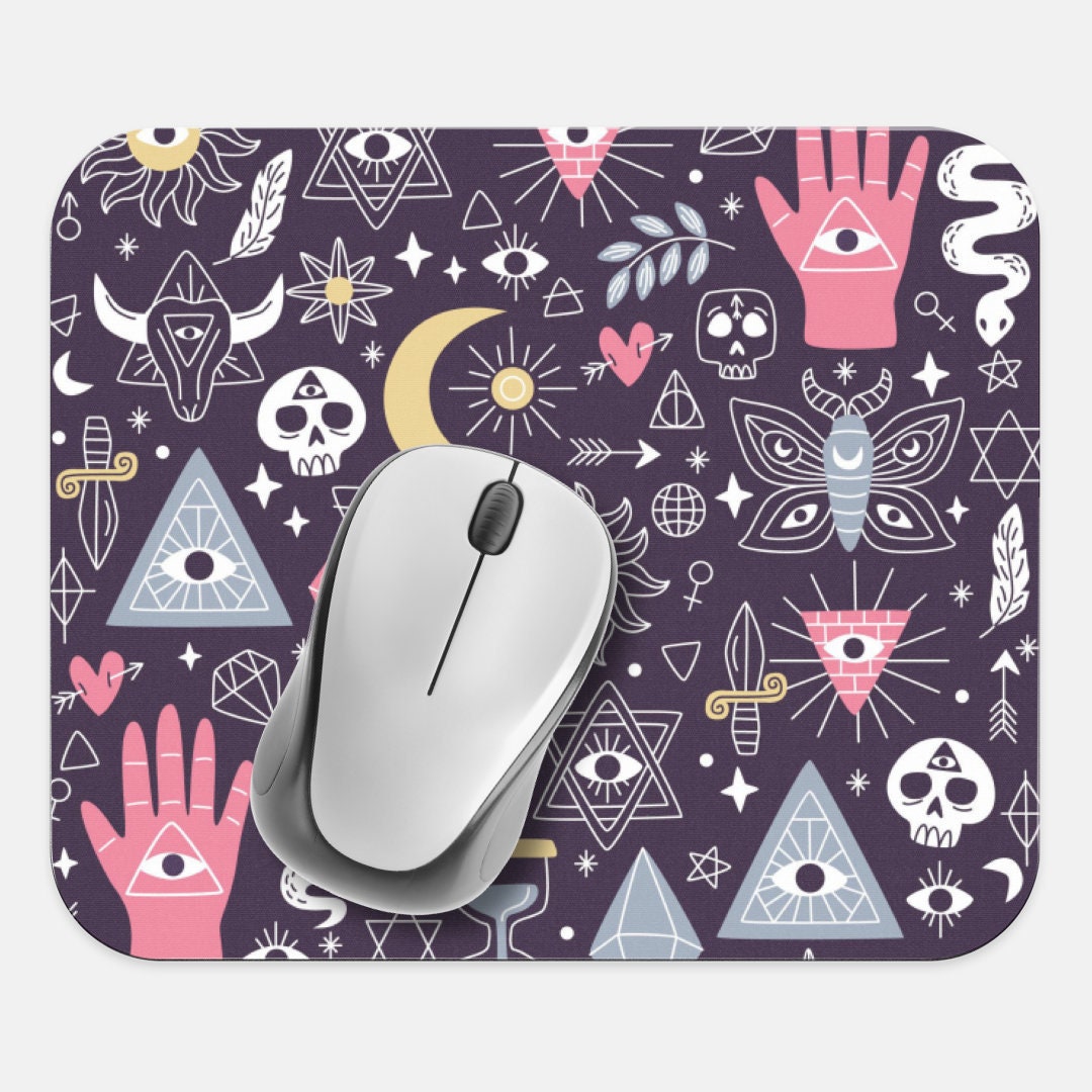 Witchy Occult Mouse Pad, Oracle Esoteric Mouse Pad, Computer Desk ...