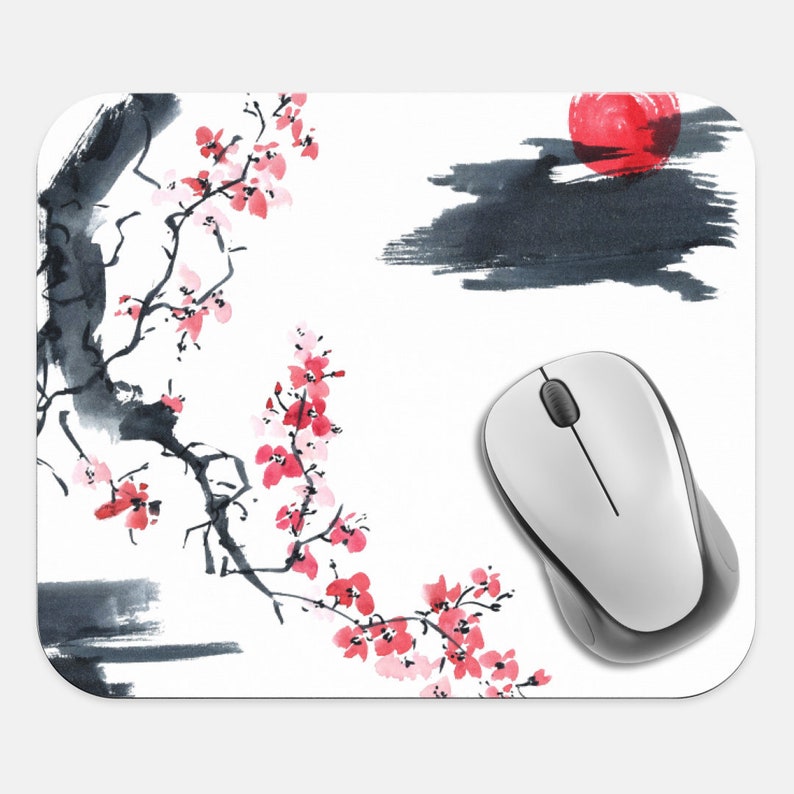 Japanese Art Mouse Pad Asian Art Mouse Pad Computer - Etsy UK