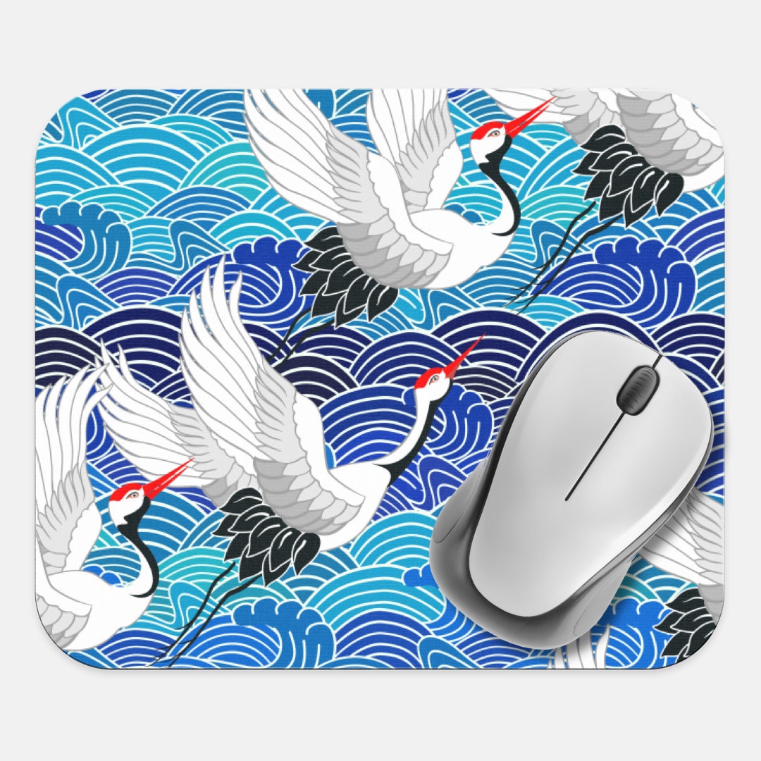 Japanese Art Mouse Pad Asian Art Mouse Pad Computer | Etsy