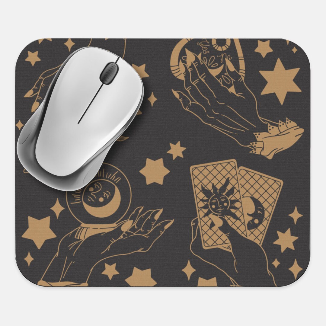 Witchy Occult Mouse Pad, Oracle Esoteric Mouse Pad, Computer Desk ...