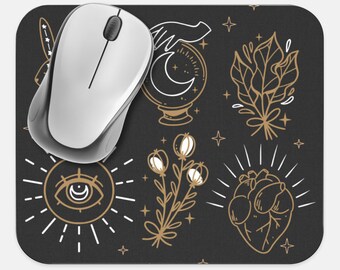 Witchy Occult Mouse Pad, Oracle Esoteric Mouse Pad, Computer Desk ...