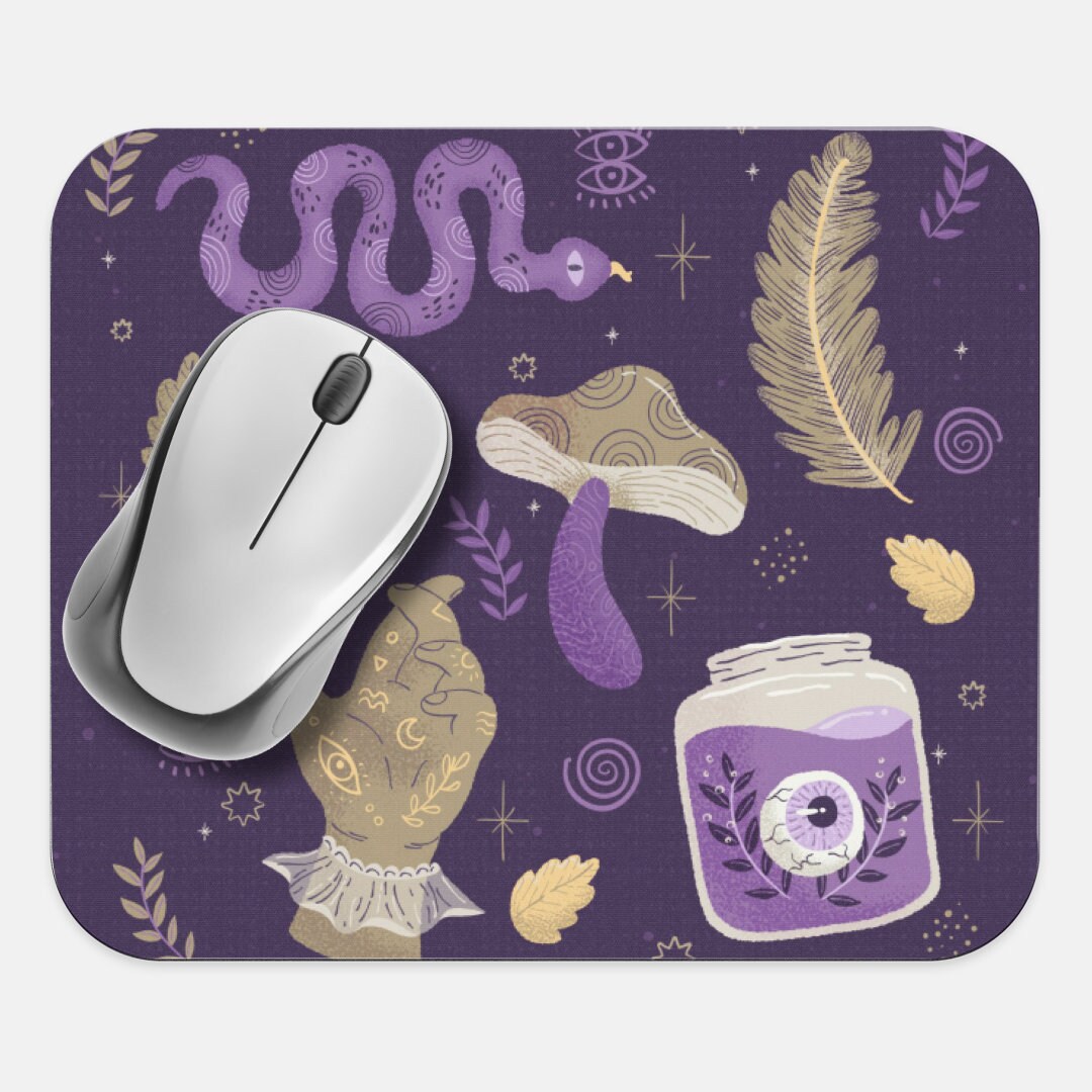 Witchy Occult Mouse Pad Oracle Esoteric Mouse Pad Computer - Etsy
