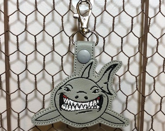 Shark Key Fob - Etsy