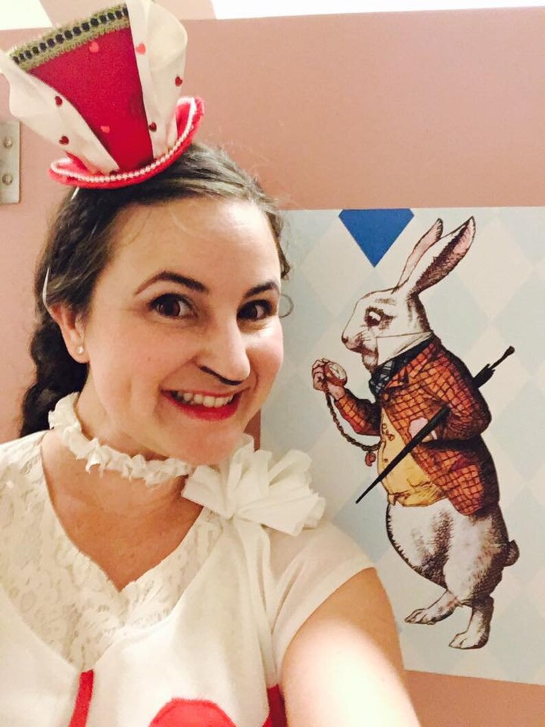 Red Queen Rabbit's Costume | Etsy