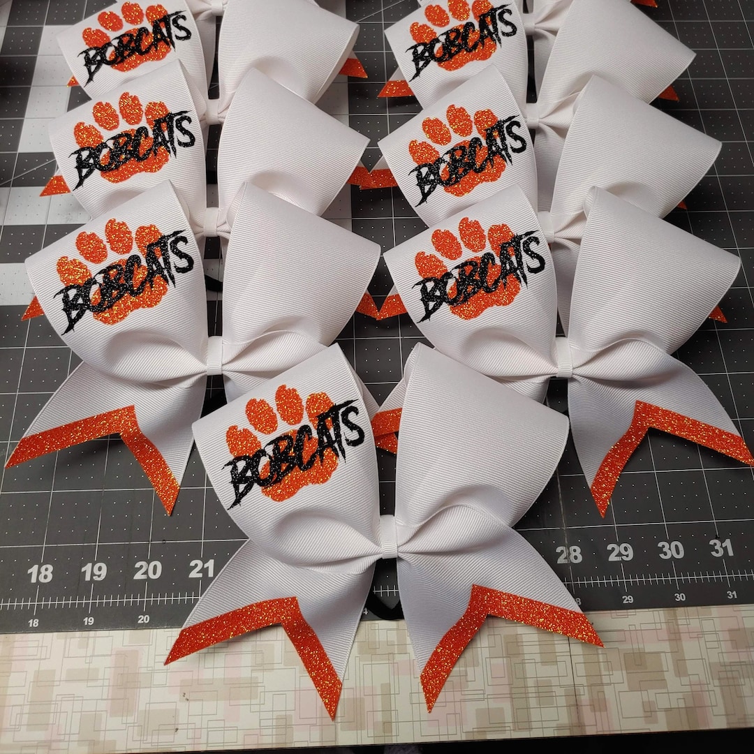 School Spirit Bow - High School Cheer - Team Bow - Custom Hair Bow ...