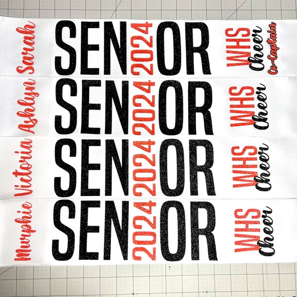 Senior Sash 2024 Svg - Etsy