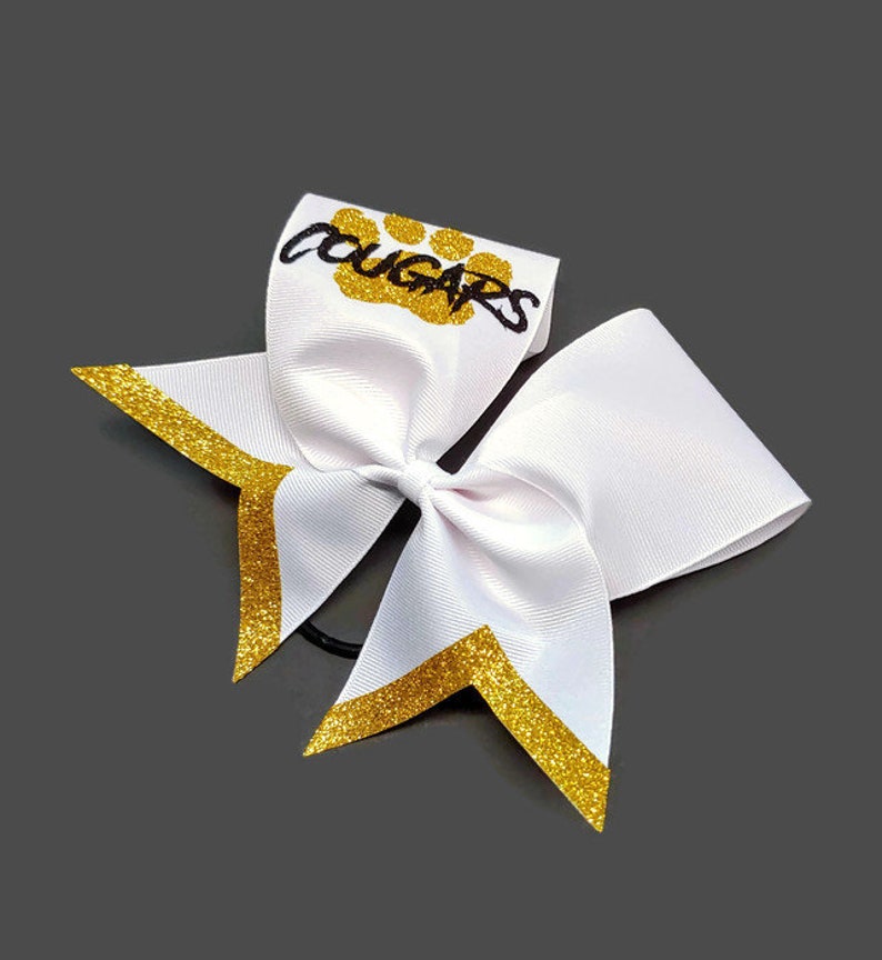 School Spirit Bow High School Cheer Team Bow Custom Hair - Etsy