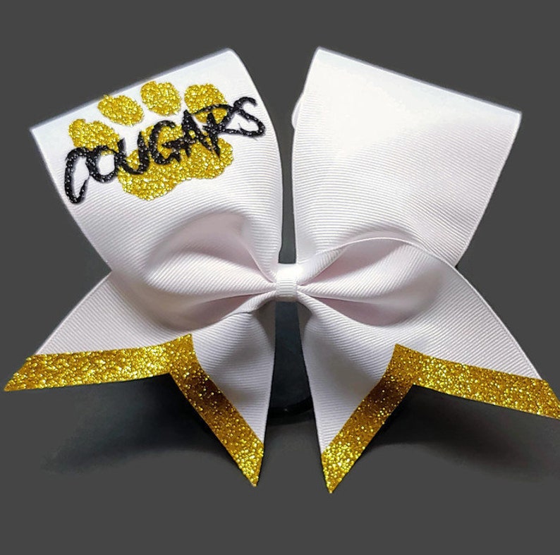 School Spirit Bow High School Cheer Team Bow Custom Hair - Etsy