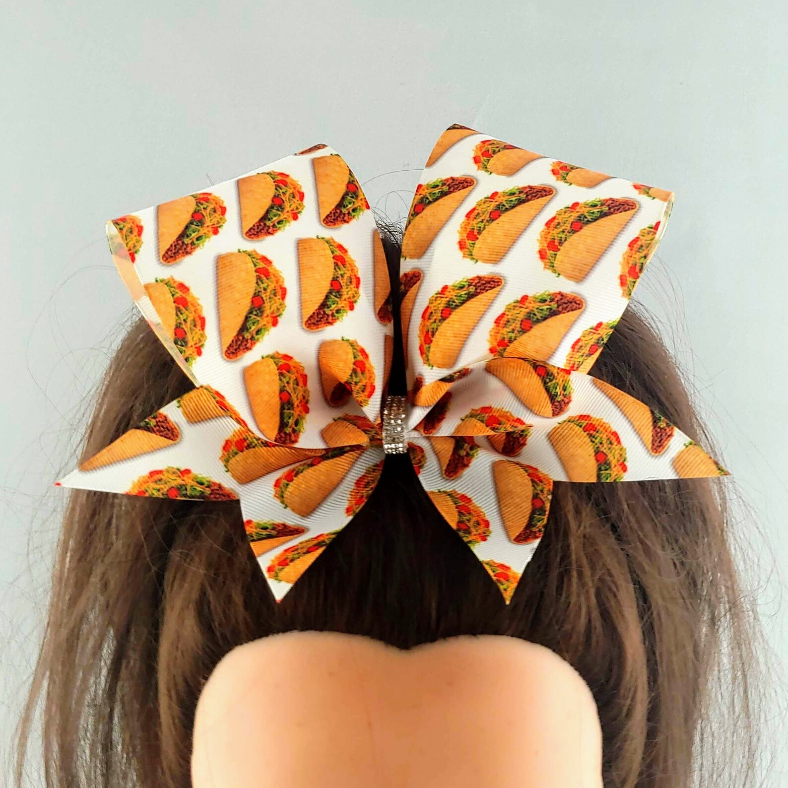 Taco Cheer Bow Taco Cheer Bows Cheer Bow With Tacos | Etsy