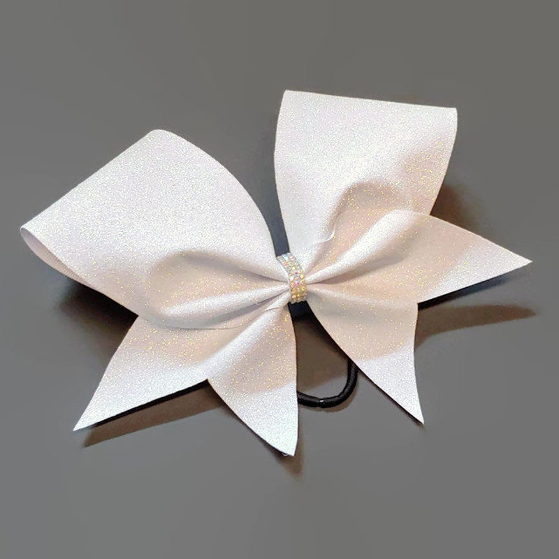 White Cheer Bow - Etsy