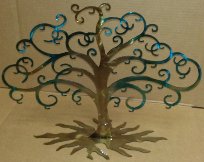 Metal Charm Display, Necklace Tree With Roots Tree of Life, Has 24 ...
