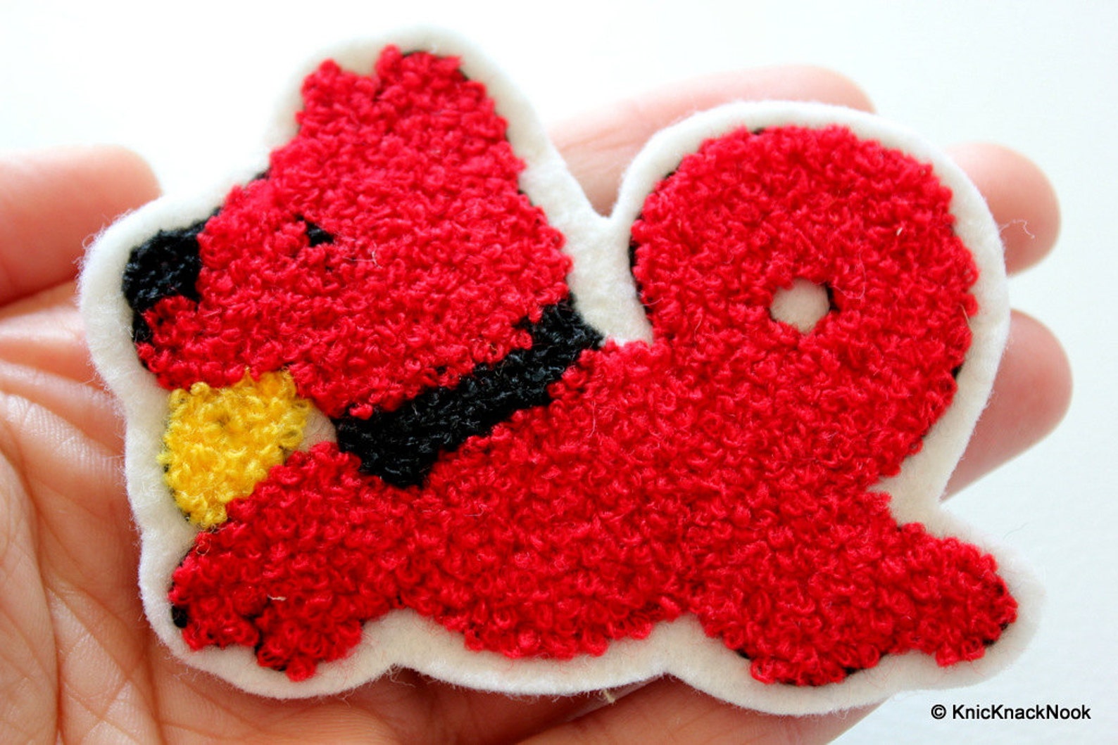 1 X Red Dog Applique Patch - Etsy