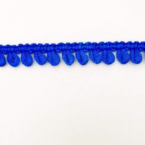Royal Blue Thread Lace, 9 Yards, Embroidery Lace Trims, Fringe Trim ...