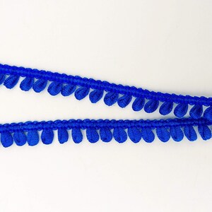 Royal Blue Thread Lace, 9 Yards, Embroidery Lace Trims, Fringe Trim ...
