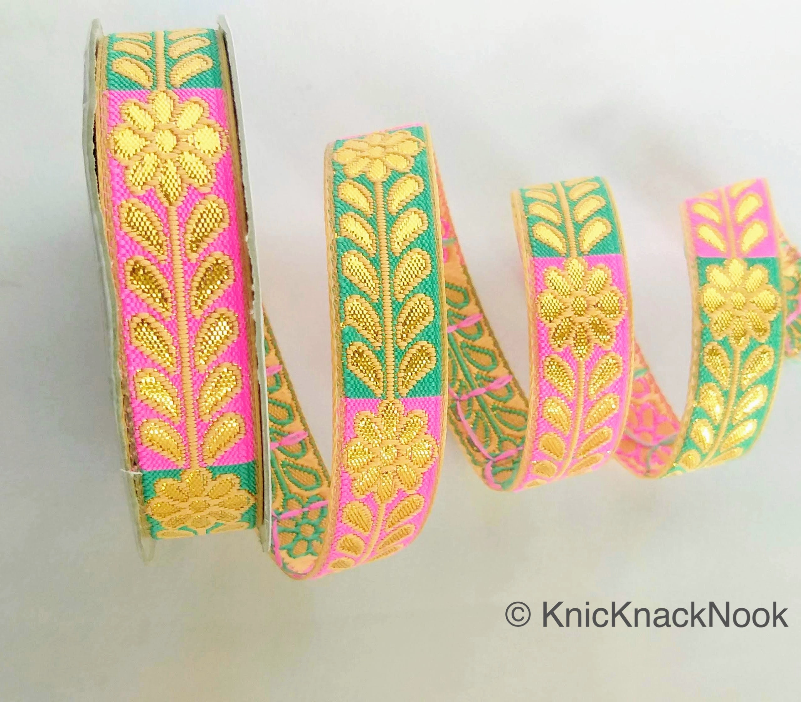 Floral Jacquard Trim Decorative Trim Fashion Trim Ribbon | Etsy UK