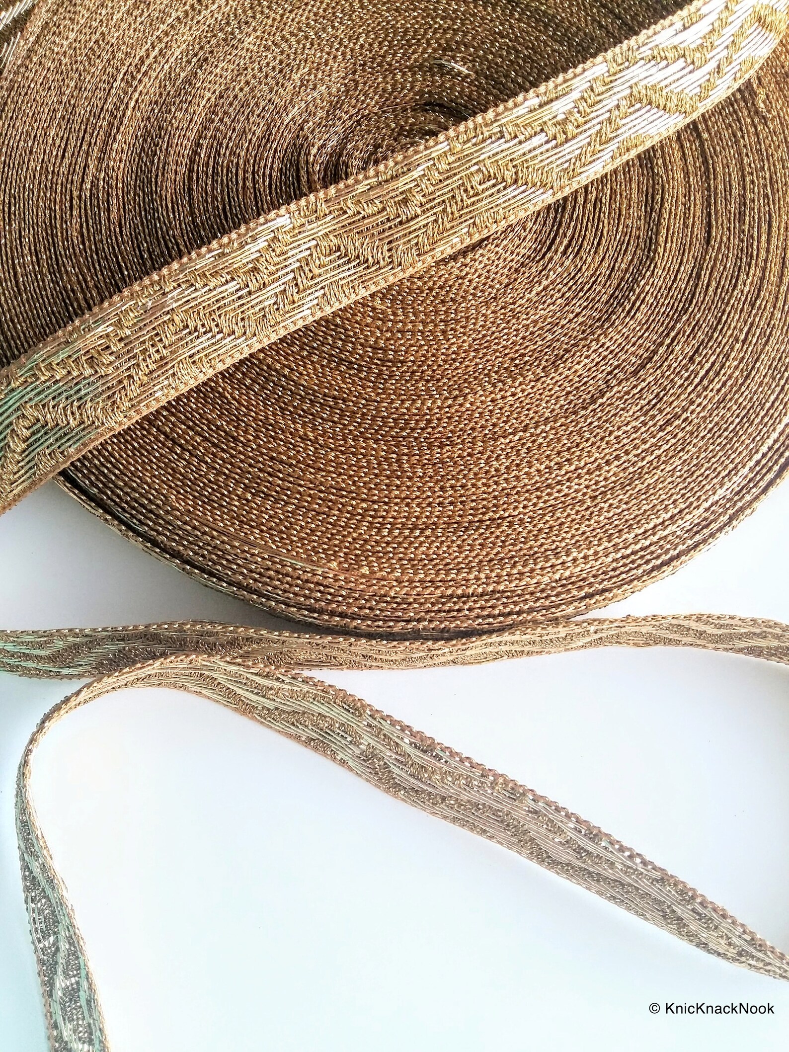 Rose Gold Ribbon Lace Trim Approx. 20mm Wide 200317L223 - Etsy UK