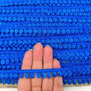 Royal Blue Thread Lace, 9 Yards, Embroidery Lace Trims, Fringe Trim ...