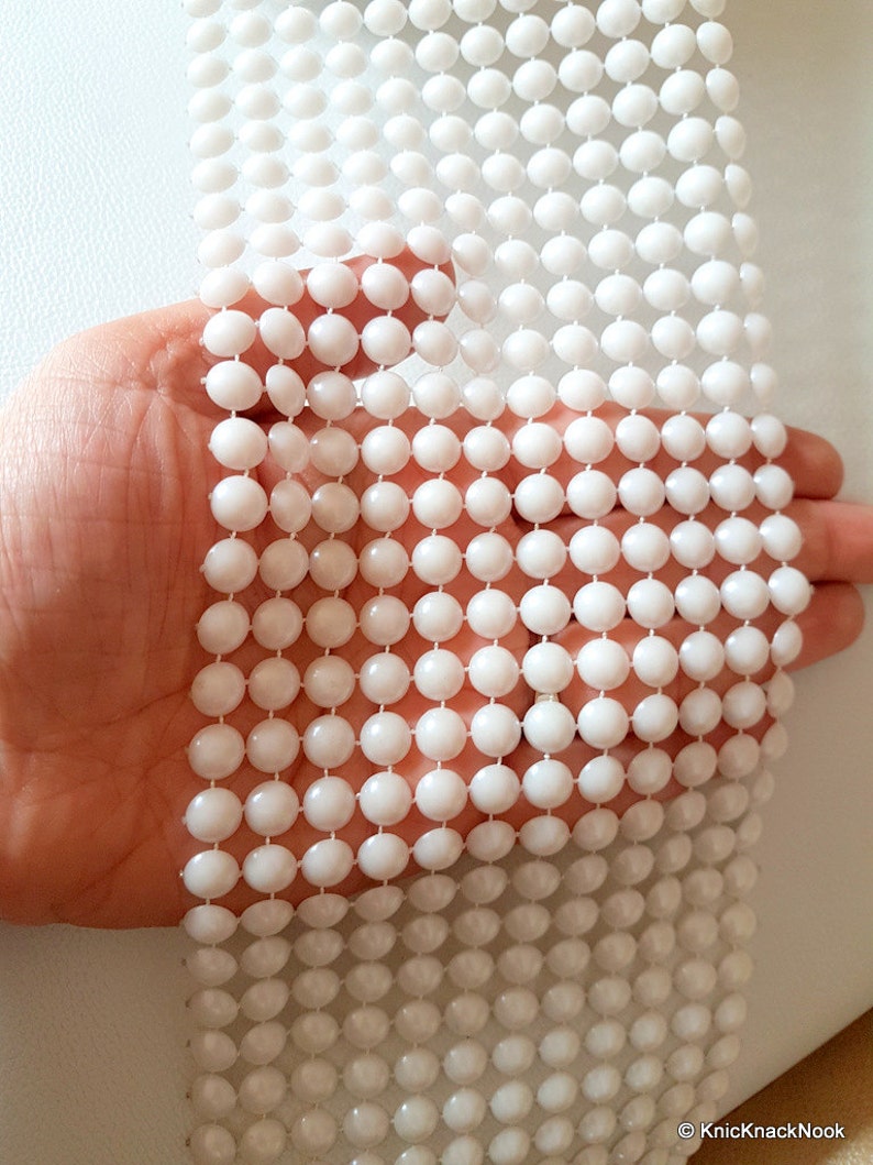 White Flatback Pearl Lattice Trim Bridal Trim Wedding Trim - Etsy