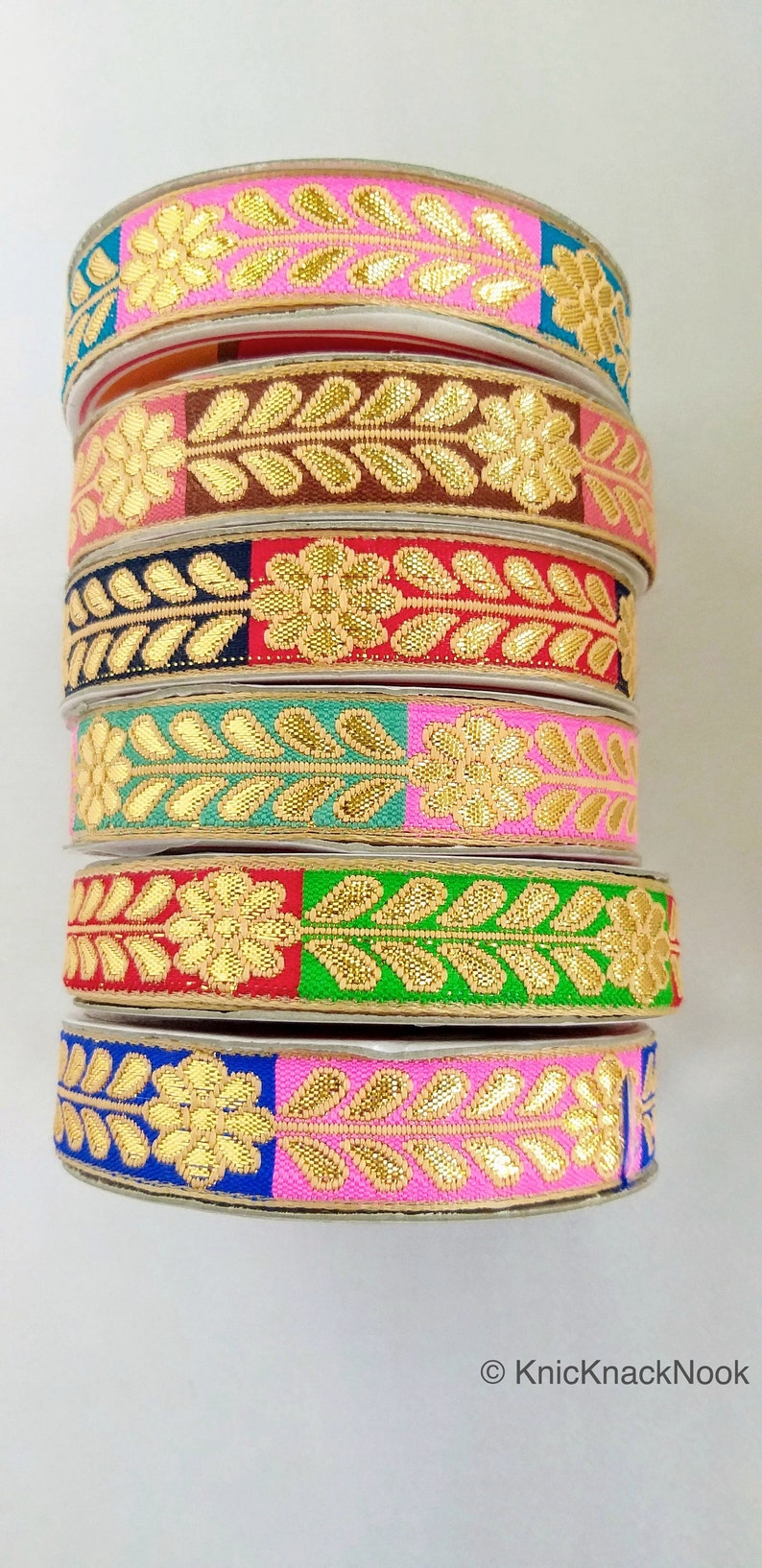 Floral Jacquard Trim Decorative Trim Fashion Trim Ribbon | Etsy UK