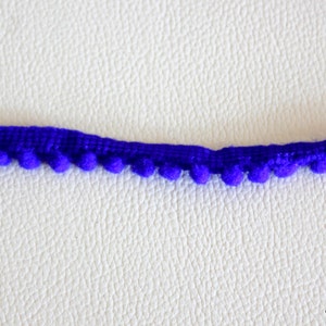 Royal Blue Embroidery Wool One Yard Lace Trims 10mm Wide - Etsy