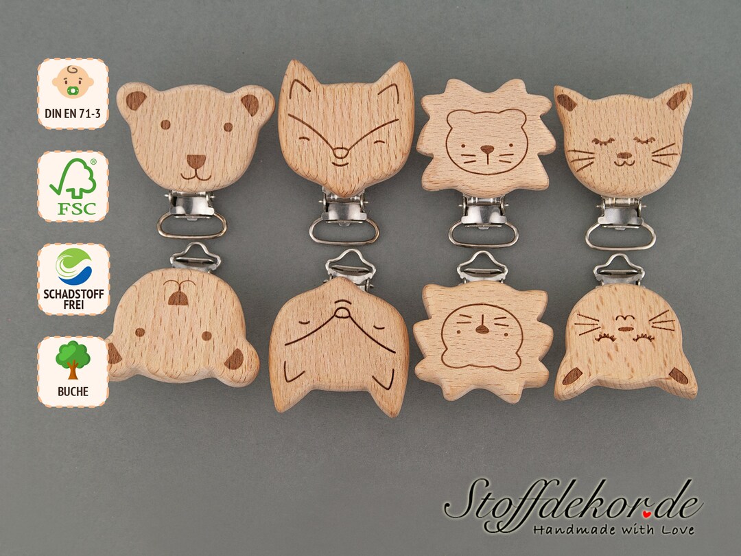 Wooden Clip Engraving Baby Clip Carriage Clip Laser Engraving Pacifier ...