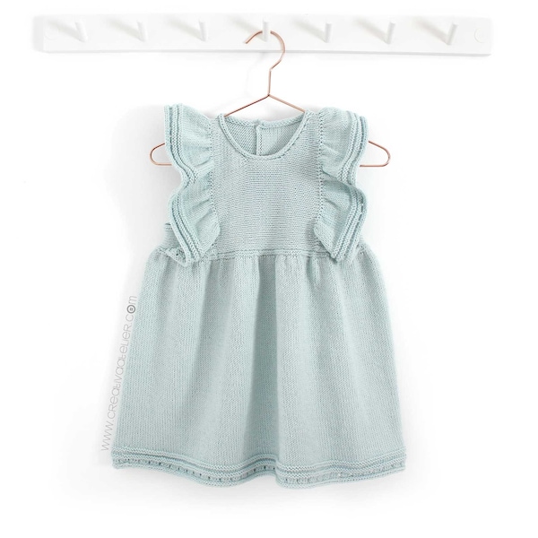 Girls Knit Dress Pattern - Etsy