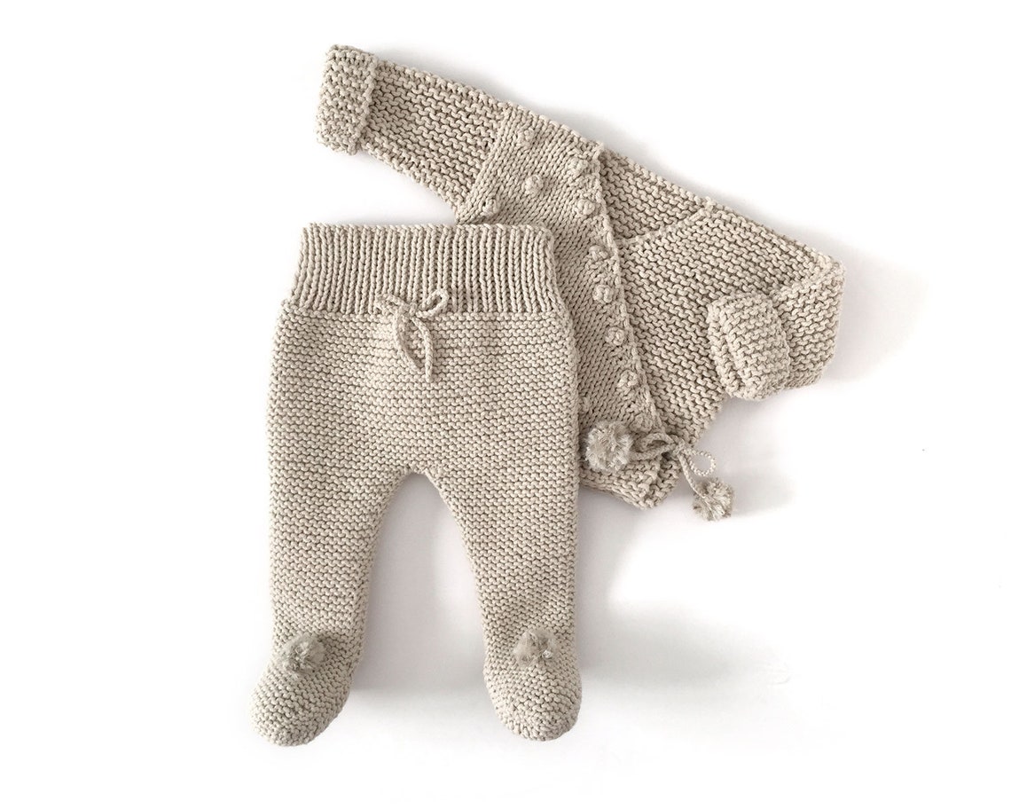 3-sizes - NUR Knitted Baby Set - PDF Knitting Pattern - Etsy