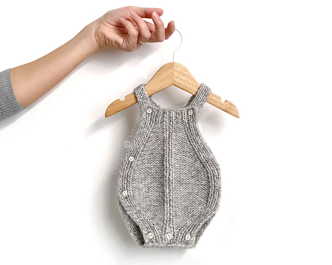 5 Sizes - TWISTY Baby Knitted Romper - Etsy
