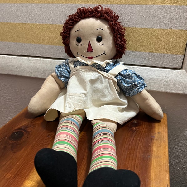 Raggedy Ann Doll - Etsy