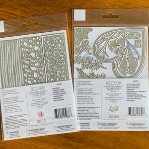 Lot of 2 Sizzix Thinlits Die Sets - Etsy