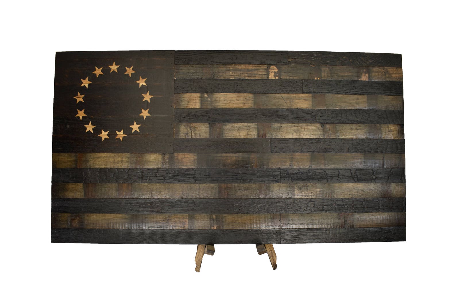 Betsy Ross Bourbon Whiskey Barrel Flag Colony Flag Made From - Etsy
