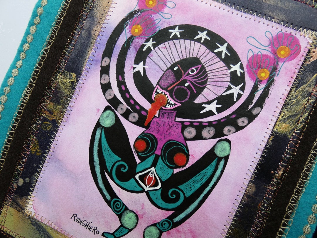 Goddess Kali Altar / Original Fabric Artwork / Divine Feminine - Etsy