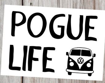Pogue Life Sticker - Etsy